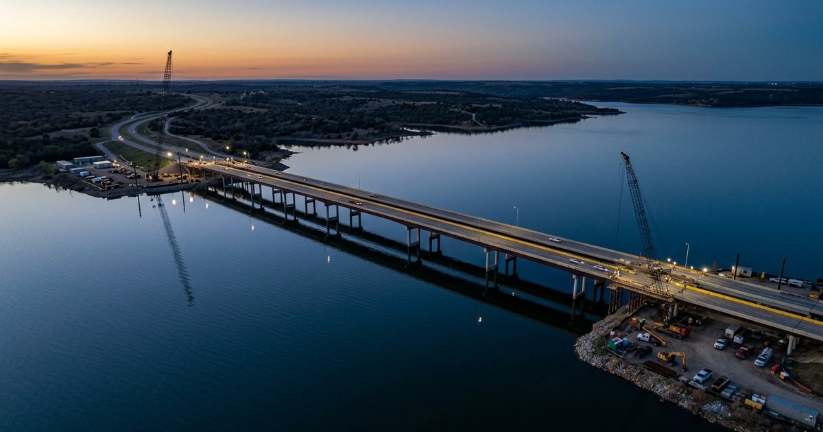 $408M Lake Texoma Bridge Replacement Kicks Off This Summer, Done by ...